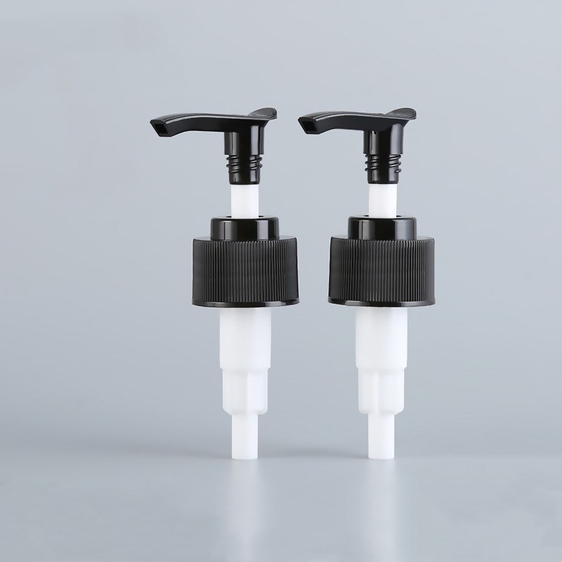 28mm 28/410 Lotion Dispenser Pump Plastic Black Shampoo Shower Gel Screw Pump