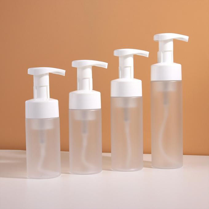 100ml 150ml PET Frosting Plastic Foam Pump Bottle For Facial Cleanser ...